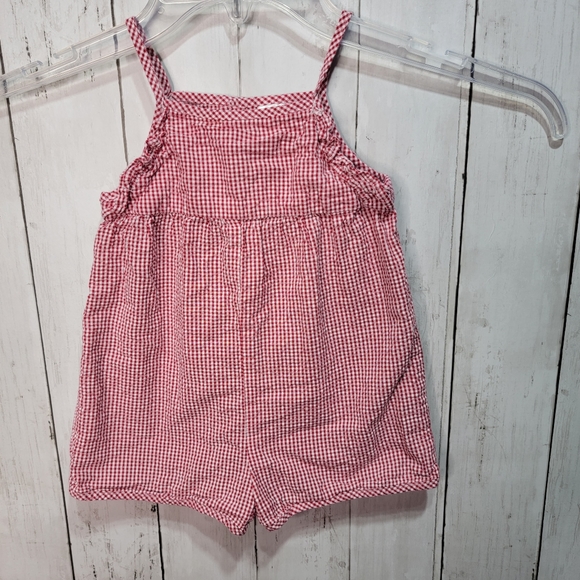 Zara | One Pieces | Zara Baby Girl One Piece Bubble Size 92 Months 10 Cotton Red White Gingham ...